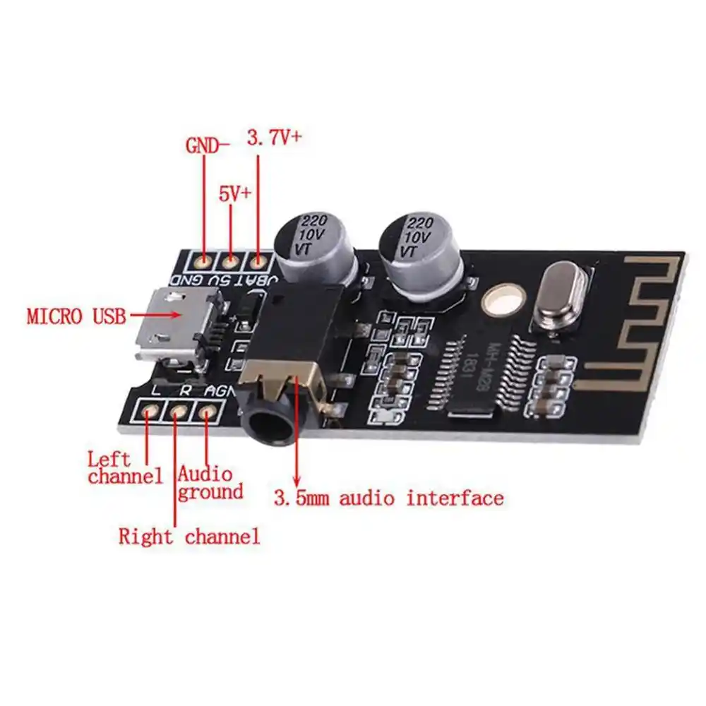 VHM 314 V2.0 MP3 Bluetooth 5.0 4.1 Audio Receiver decoder board Car ...