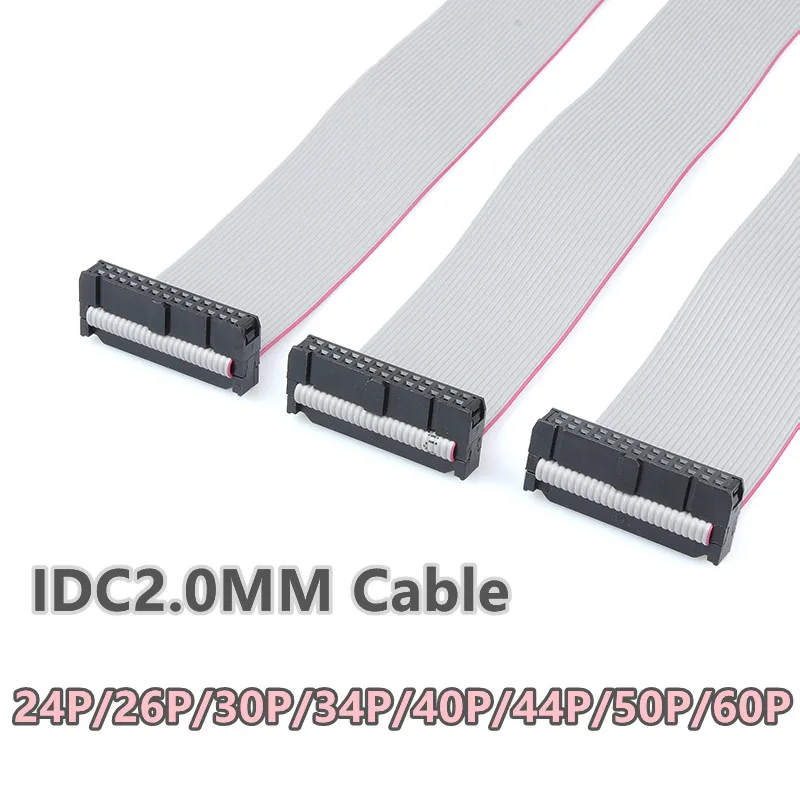 5PCS-LOT-IDC-FC-2-0-Flat-Gray-Flat-Cable-LED-JTAG-ISP-DOWNLOAD-CABLE ...