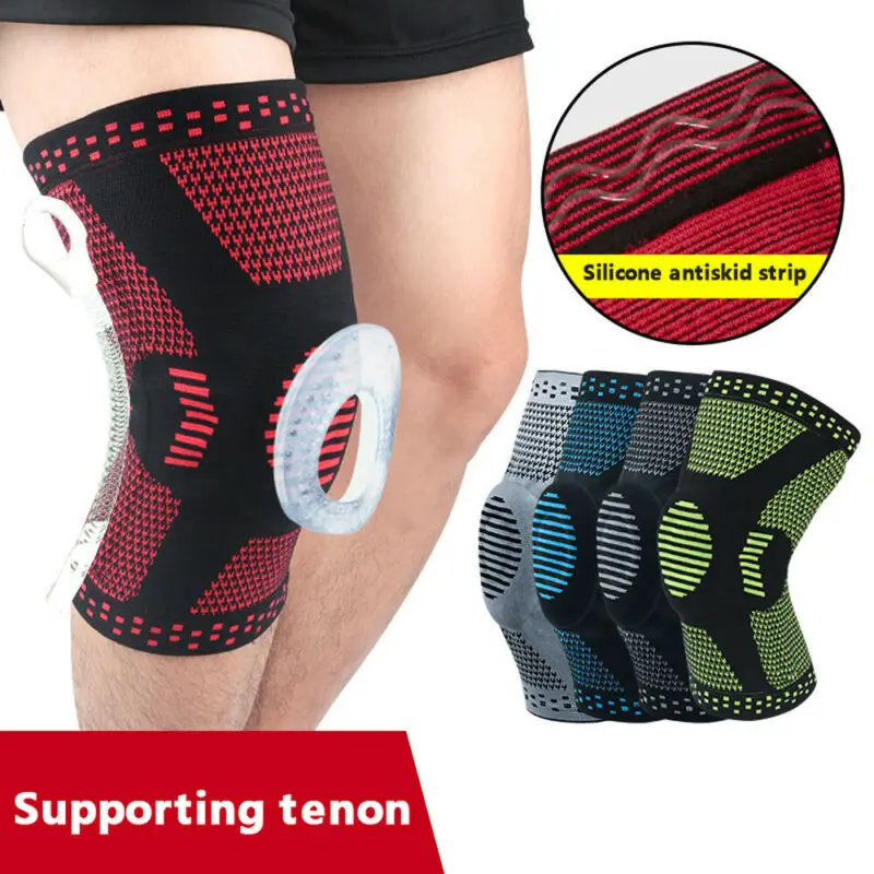 HOT 1PC Elastic Sports Knee Pads Breathable Support Knee Brace Running ...