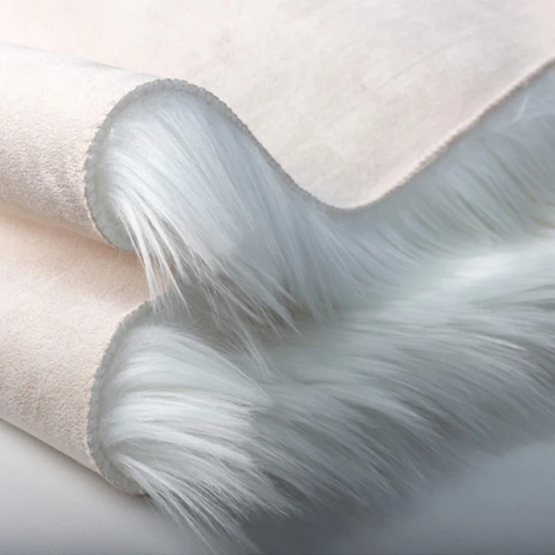 White Faux Fur Round Area Rug Plush Shipskin Flufy Pink Bedroom Rugs ...