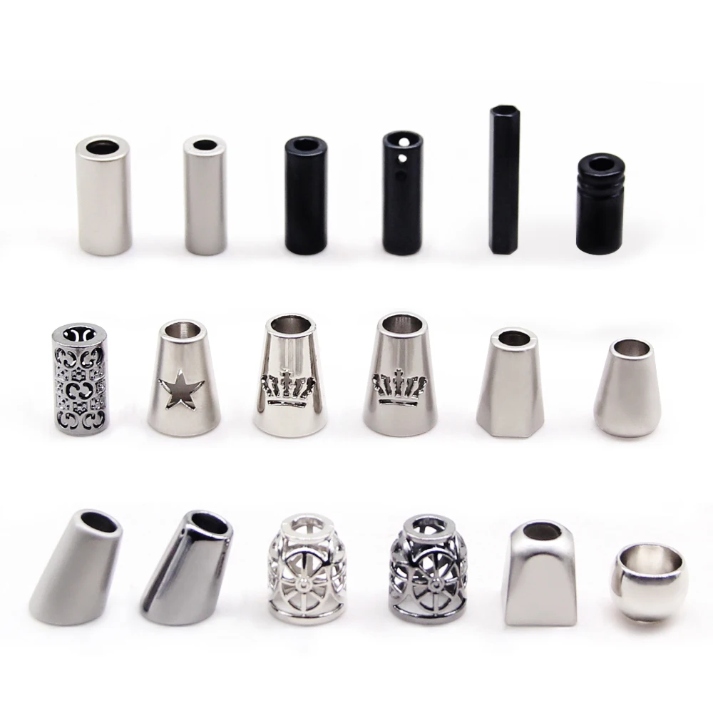 10pcs-High-Quality-Metal-End-Stopper-Cord-Rope-Ends-Locks-Lanyard-Clips ...