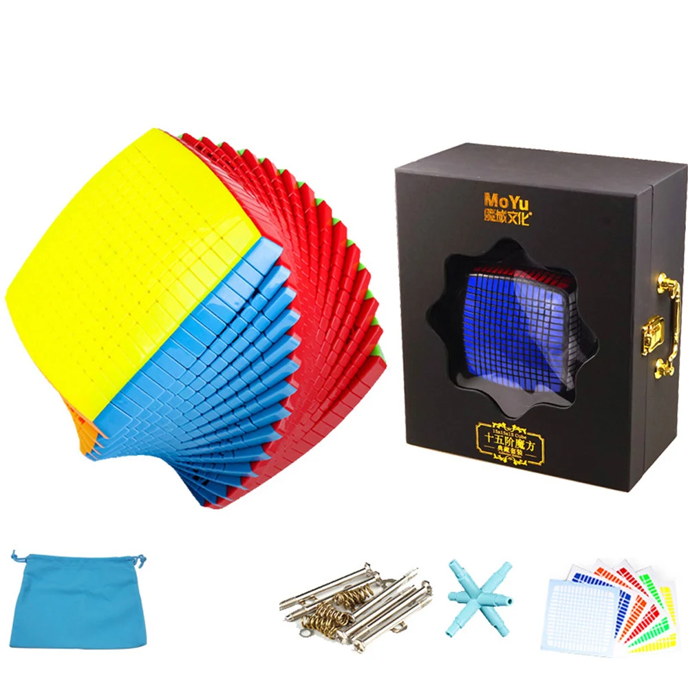 Originele Moyu 15X15 Magic Cube 15 Layer Grote Snelheid Collection ...