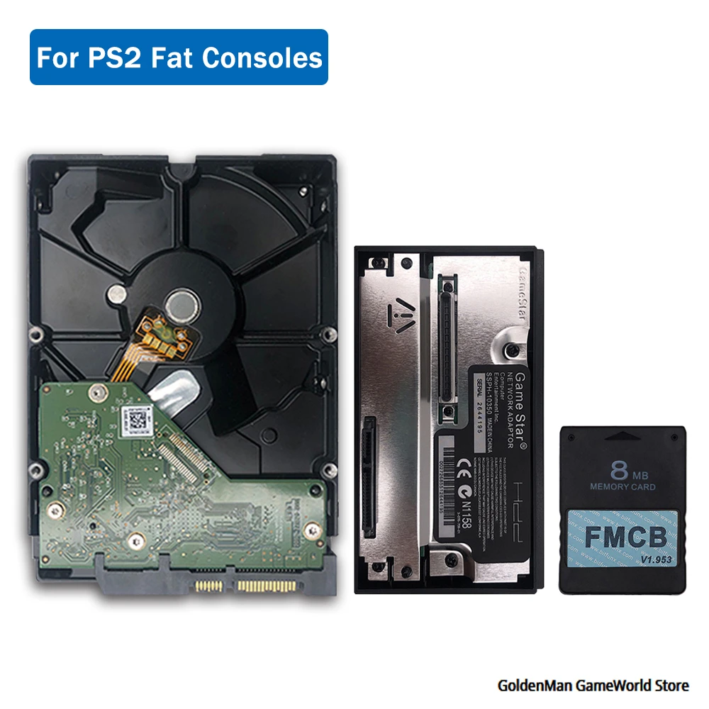 Gamestar Sata Hdd Adapter+fmcb V1.953 Game Card For Ps2 Playstation 2 ...
