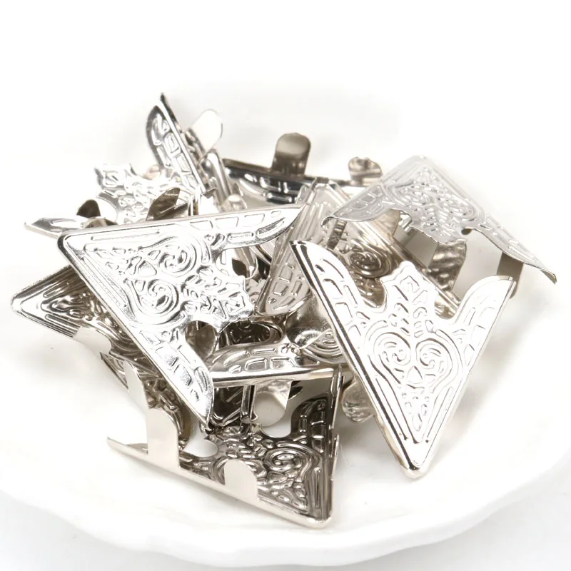 Silver-Metal-Corners-Books-Scrapbooking-Photo-Albums-Menus-Crafts-DIY ...