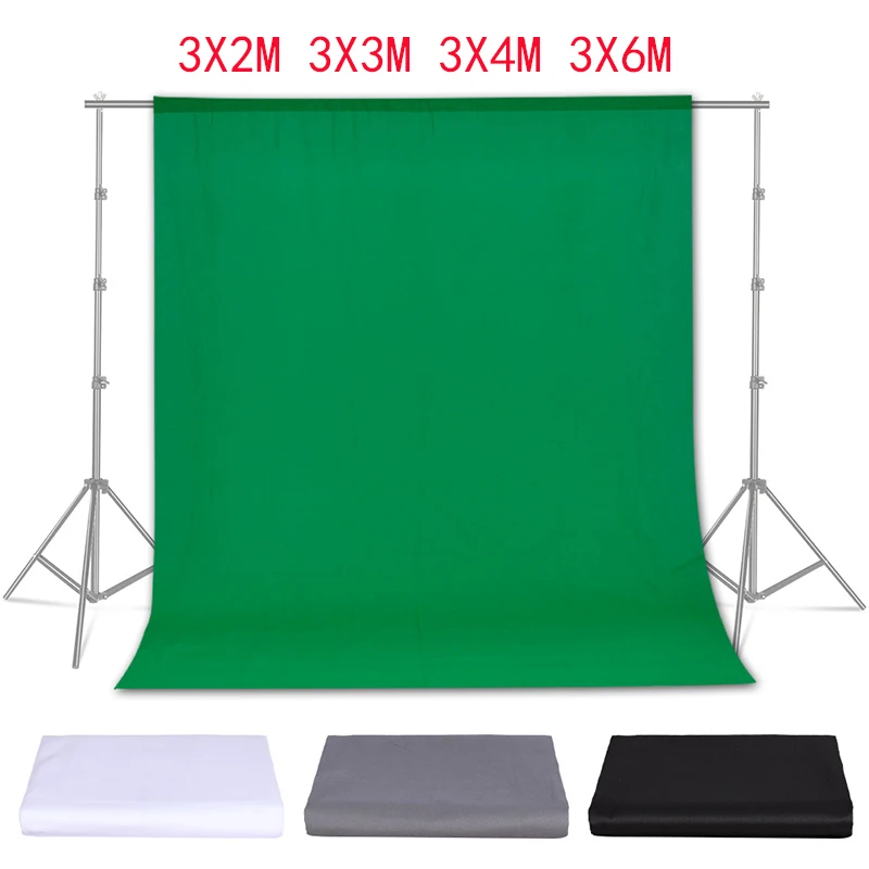 SH-Photo-Background-Chromakey-Backdrop-Green-Screen-White-Black-Muslin ...