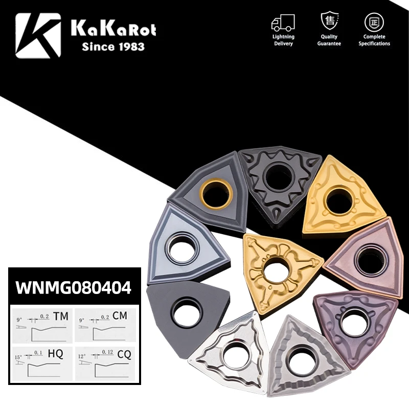 10pcs Carbide Insert Wnmg080408 Wnmg 080404 High Quality For High Hardness Steel Aluminum Iron ...