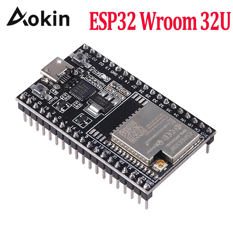 Aokin ESP32 Wroom 32U WiFi Bluetooth ESP32 DevKitC Core Board esp32 devkitc 32u Development ...