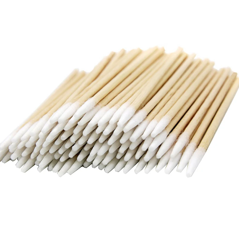 COTON-TIGE - CURE-OREILLE,01--Coton tige en bois, 100 pièces, pour ...