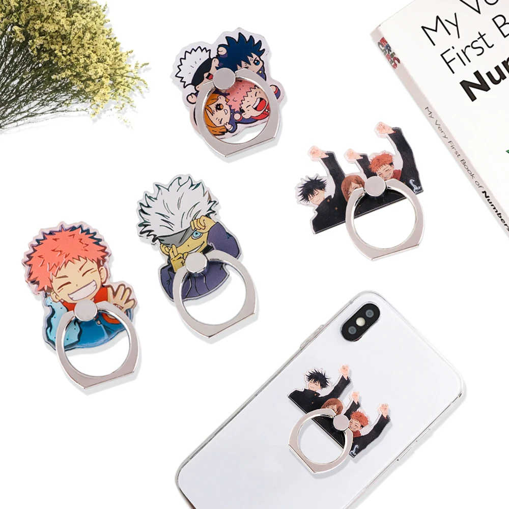 Cb939 Gojo Satoru Anime Boy Cell Phone Stand Holder Finger Ring Mobile ...