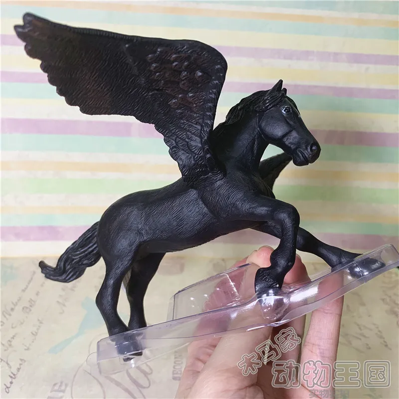 Realistic Black Pegasus