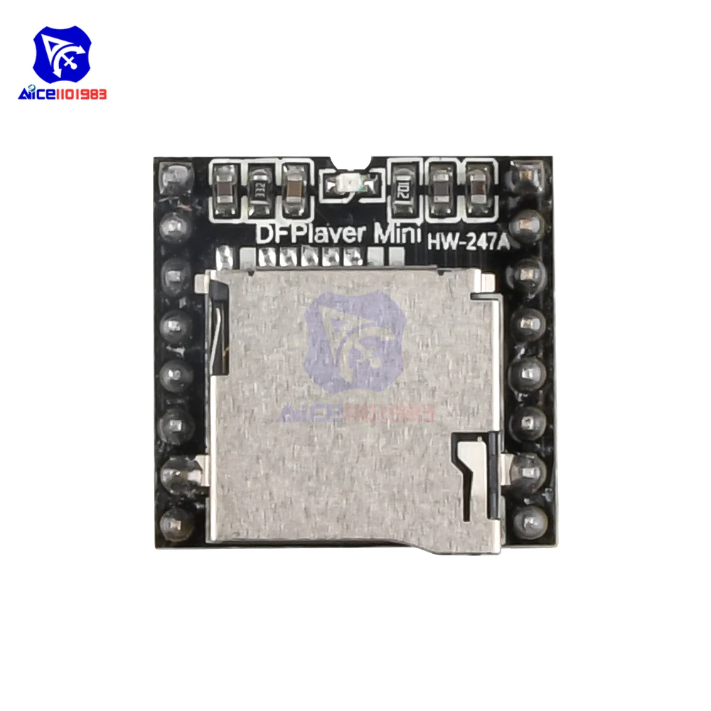 diymore DFPlayer Mini TF MP3 Player Module for Micro SD Card U-Disk IO ...