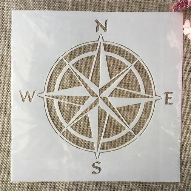 30*30cm Mandala Geometry Taiji DIY Layering Stencils Wall Painting ...