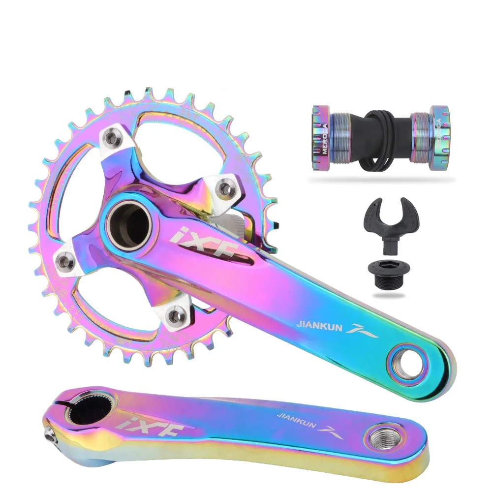 Colorful-MTB-Bicyle-Crankset-104BCD-170mm-Crank-Narrow-Wide-Chainring ...