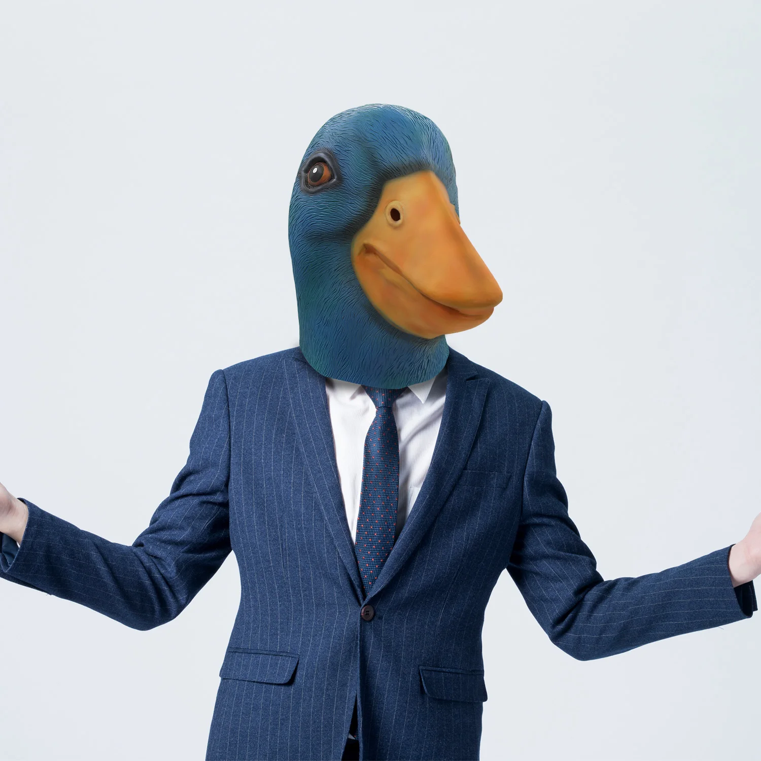 Halloween Novelty Duck Head Cosplay Animal Mask - AllCosplay.com