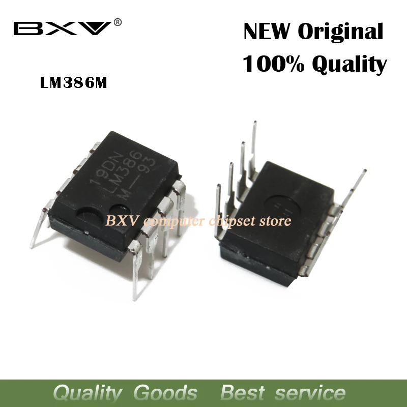 10pcs Lm386 Lm386n Lm386m Lm386l O Amplifiers Low Vltg Audio Pwr Amp Dip-8 New Original Ic ...
