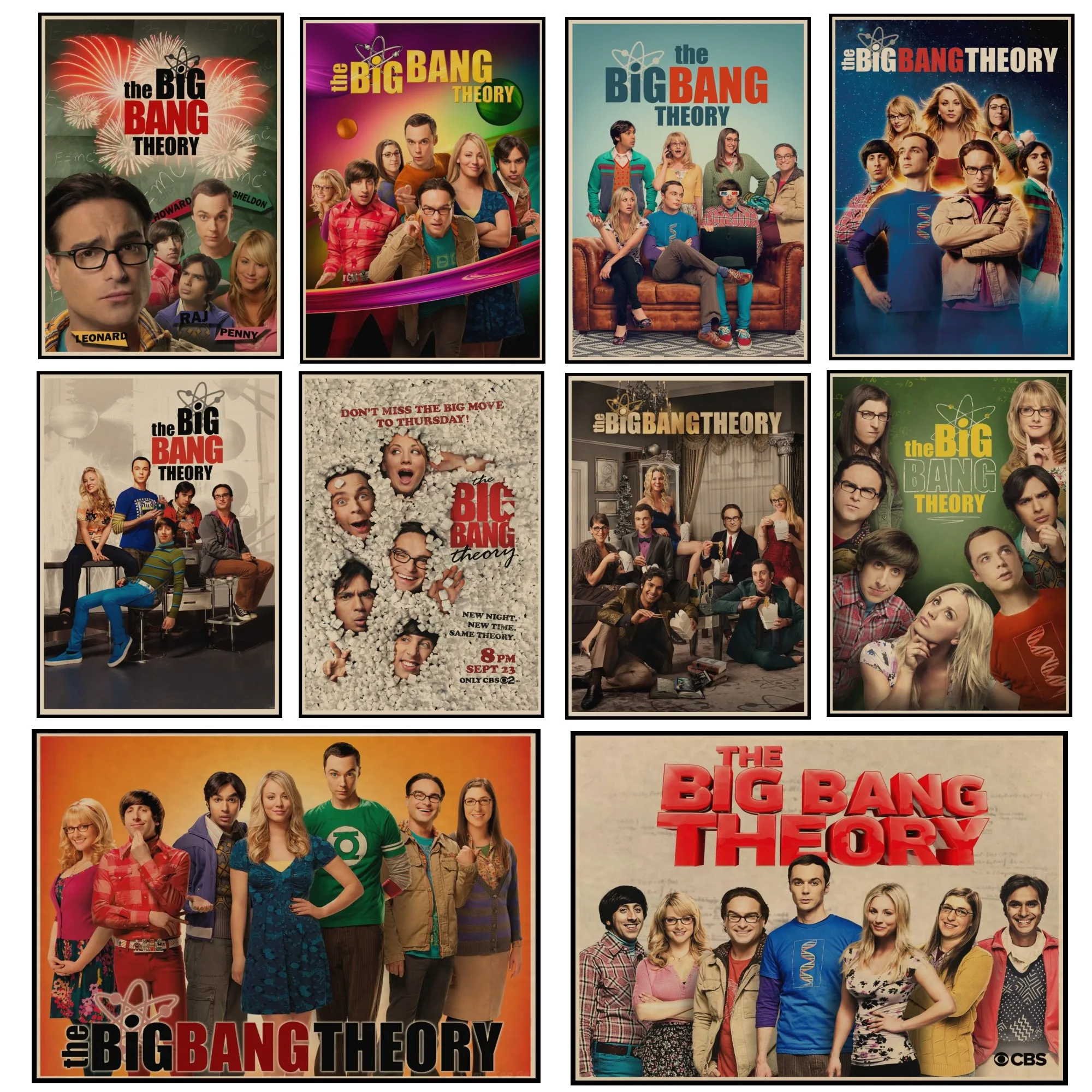 The Big Bang Theory Poster Digital Print Wall Art Digital Prints Art ...