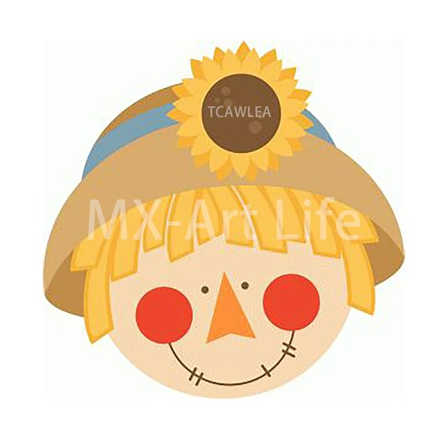 Scarecrow Face Clip Art