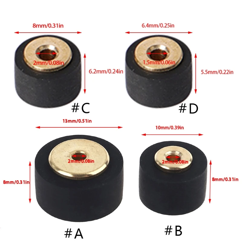 Cartridge-Radio-Movement-Pinch-Roller-Tape-Recorder-Pressure-Cassette ...