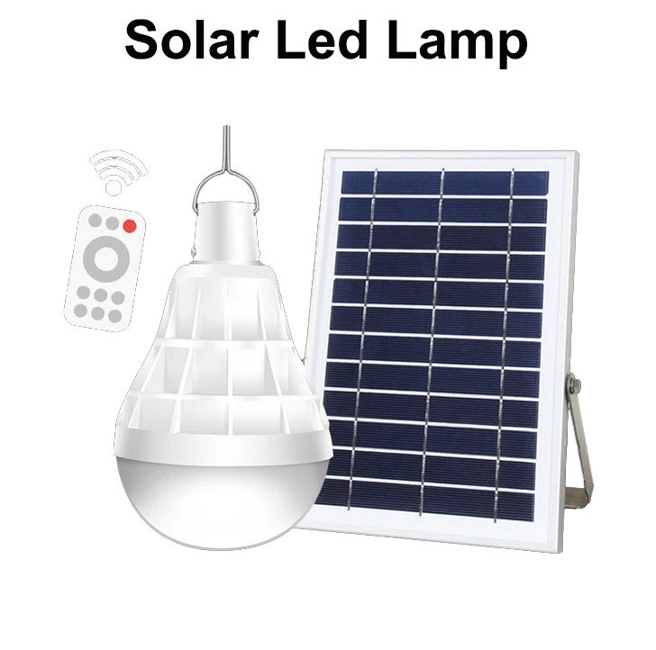 Lampadaire extérieur,Lampe LED solaire à recharge Rechargeable, ampoule ...