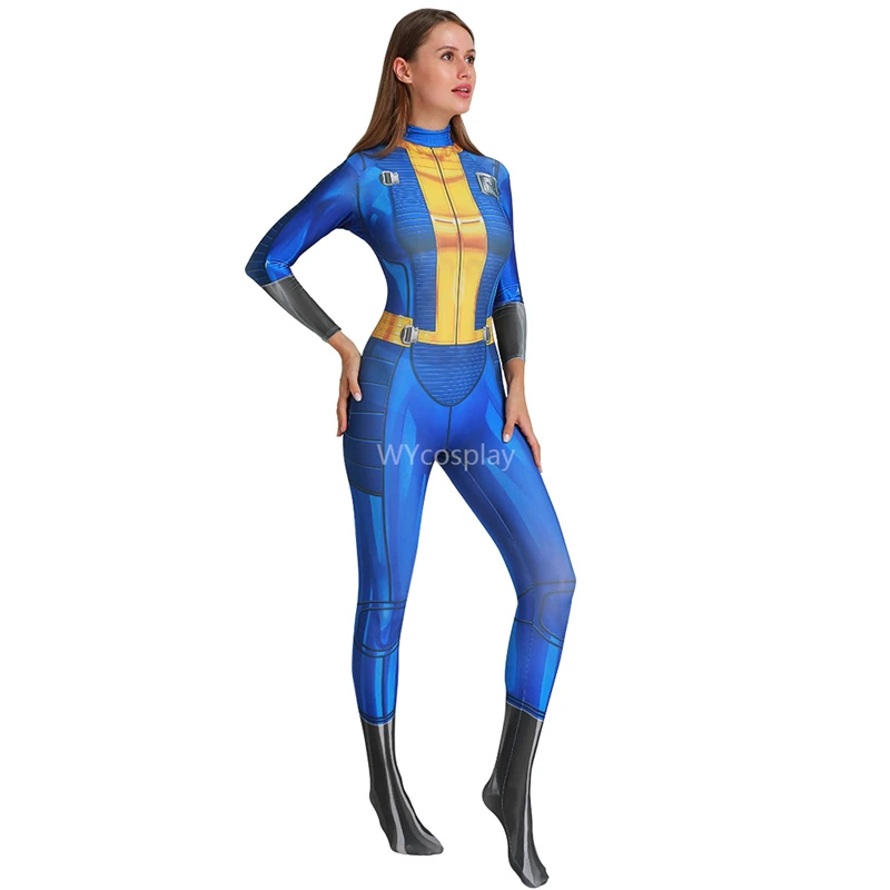 Deluxe Fallout 4 Vault Cosplay Game Character Dress Up Halloween ...
