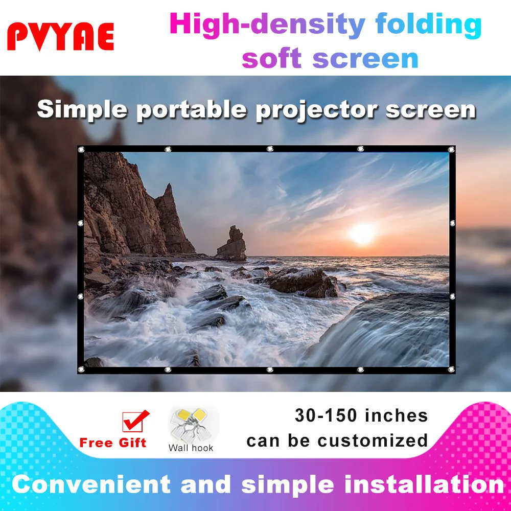 High-brightness-reflective-projector-screen-for-Espon-BenQ-TD96-home ...