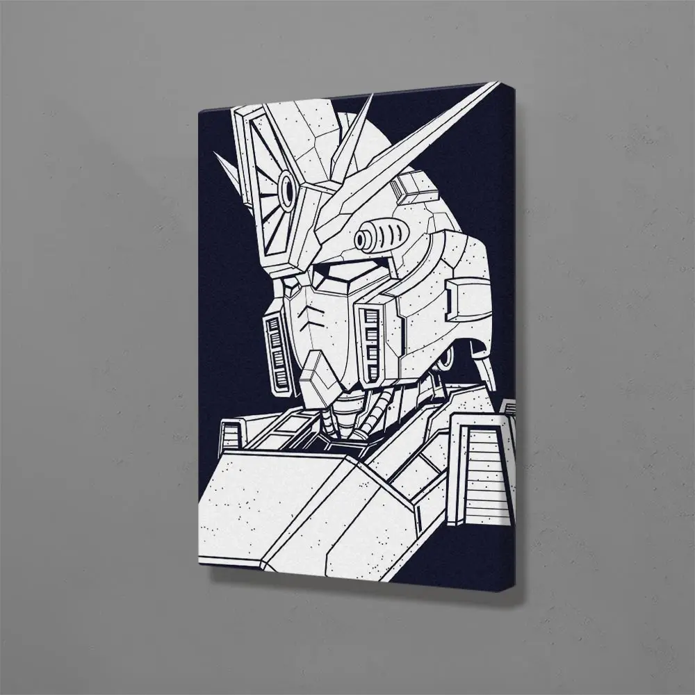 Gundam ZZ Anime Canvas Home Decor Prints Dorm Living Room Bedroom ...