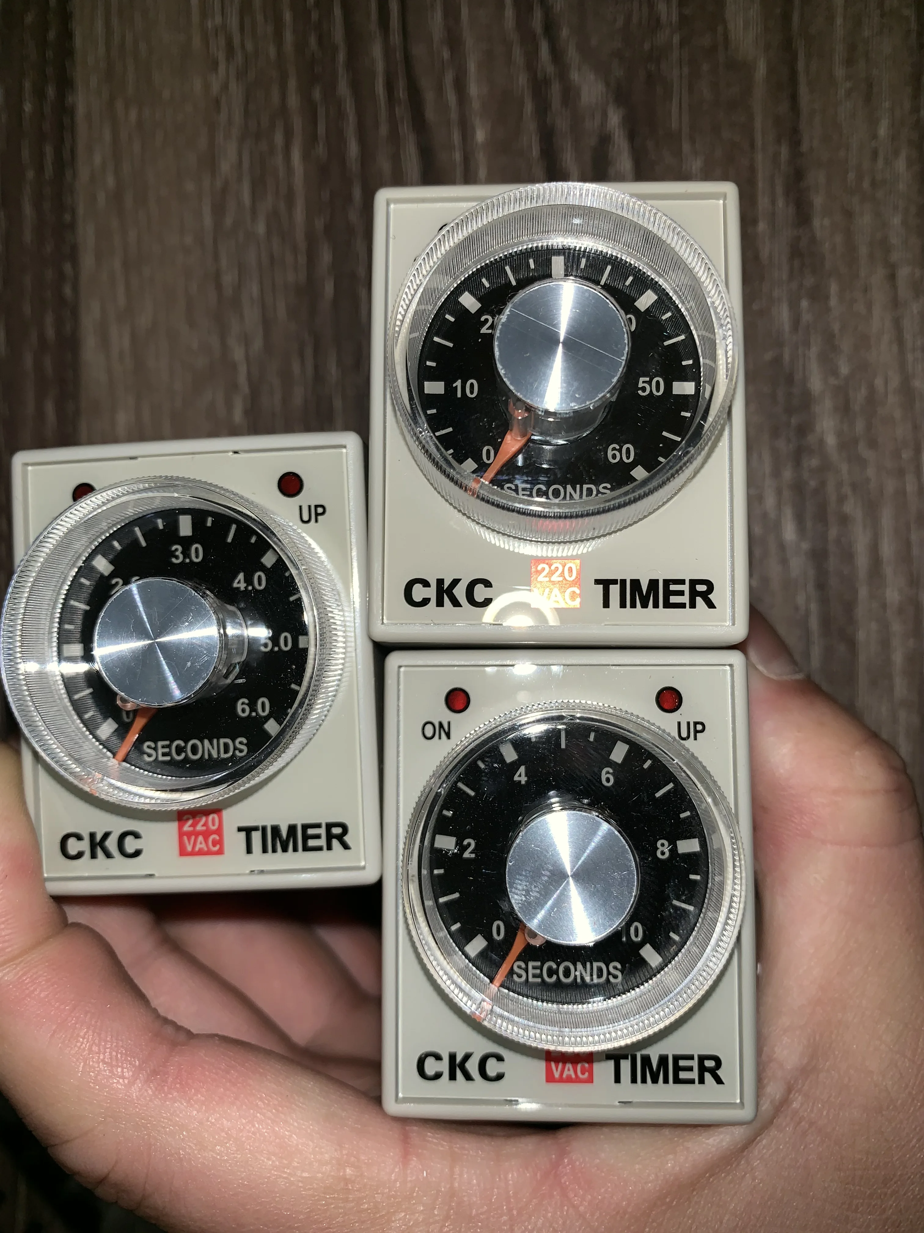 100%!!! Ckc Taiwan Ah3-2 Time Relay 220v 10s 1 3 6 10 30 60 3 6 10 ...