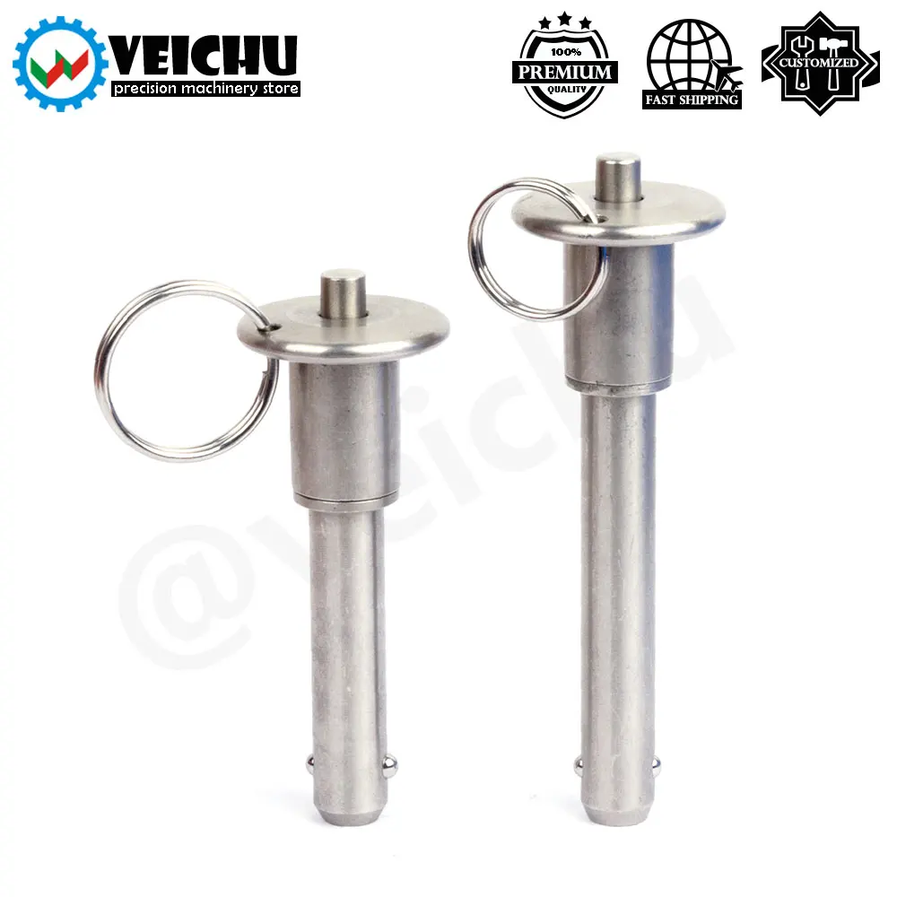 VCN110 1pcs Quick Release Pin All Stainless Steel Locating Pins Springs ...