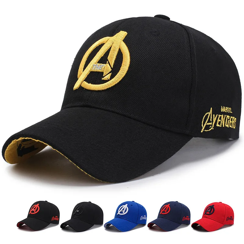 Disney Marvel The Avengers Baseball Cap Men Fashion Anime Cartoon ...