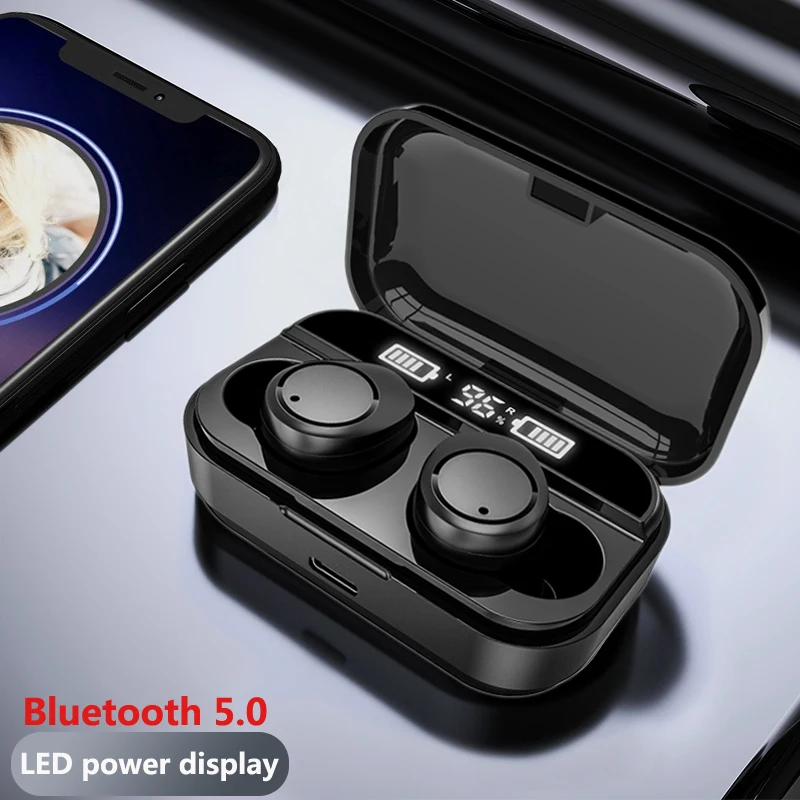 Auriculares inalámbricos TWS X5 con Bluetooth 5,0, dispositivos de ...