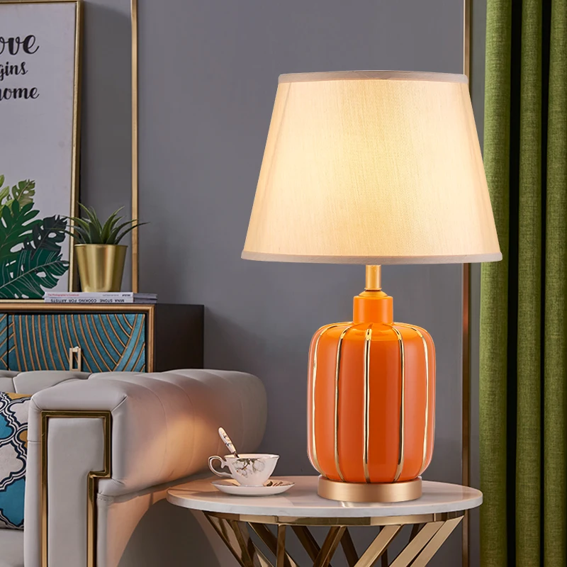 Contemporary Orange Table Lamps