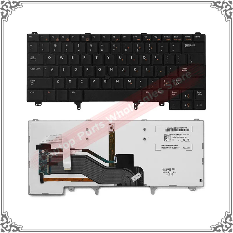 Original-US-Latin-Spanish-Keyboard-For-Dell-Latitude-E6320-E6330-E6420 ...