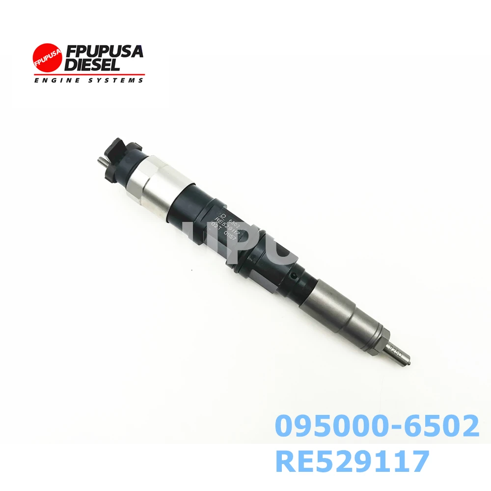 Inyector de combustible de riel común 095000-6500,095000-6502 RE529117 ...