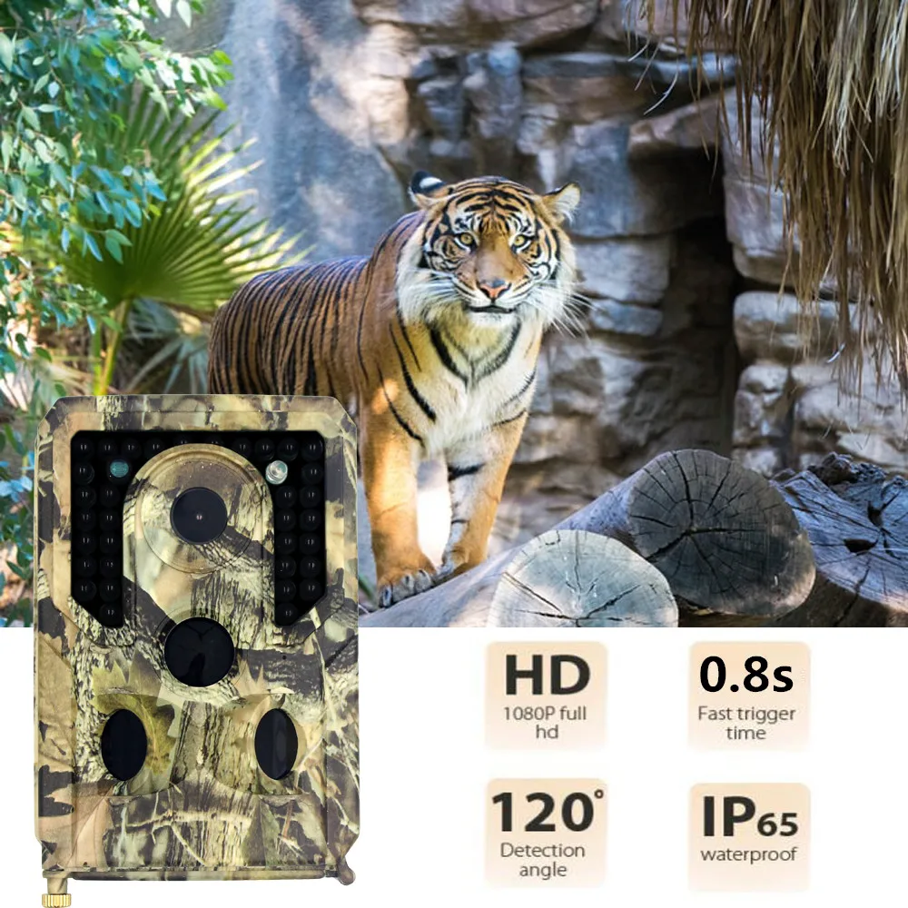 outdoor Trail Infrared Hunting camera Video Photo Traps 3PIR LED photo ...