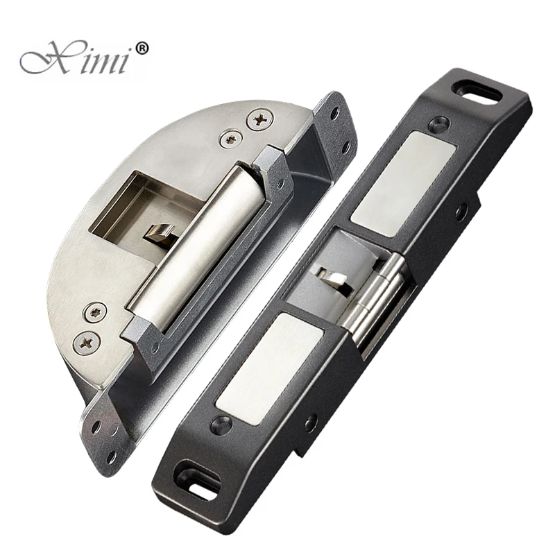 12V Access control Electric Strike Door Lock for Push Panic Bar Exit ...