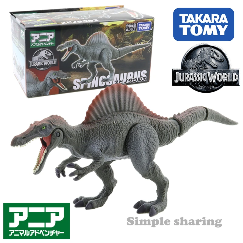 Takara Tomy Ania Jurassic World Spinosaurus Boy Toy, simulación de ...