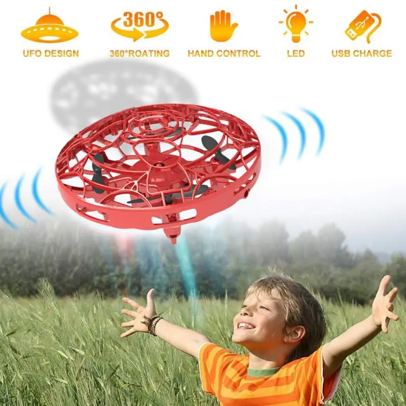 The New Ufo Mini Small Intelligent Anti-collision Fly Helicopter Magic ...