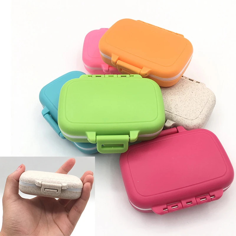 3 Lattices Pill Box Tablet Pill Case Dispenser Medicine Boxes ...