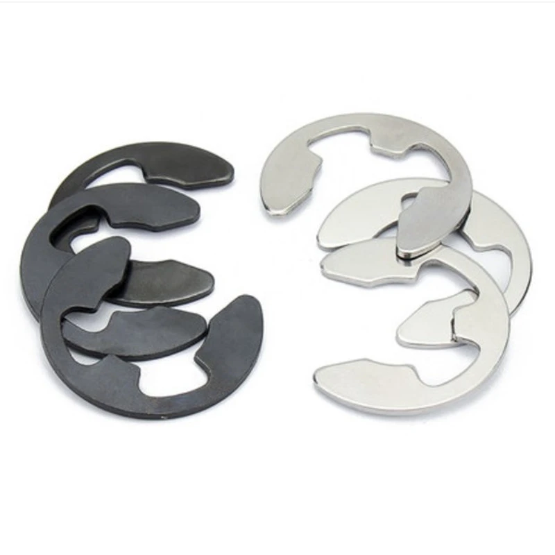 10 100pcs E Clip Circlip Washer 304 Stainless Steel m1.2 m1.5 m2 m2.5 ...