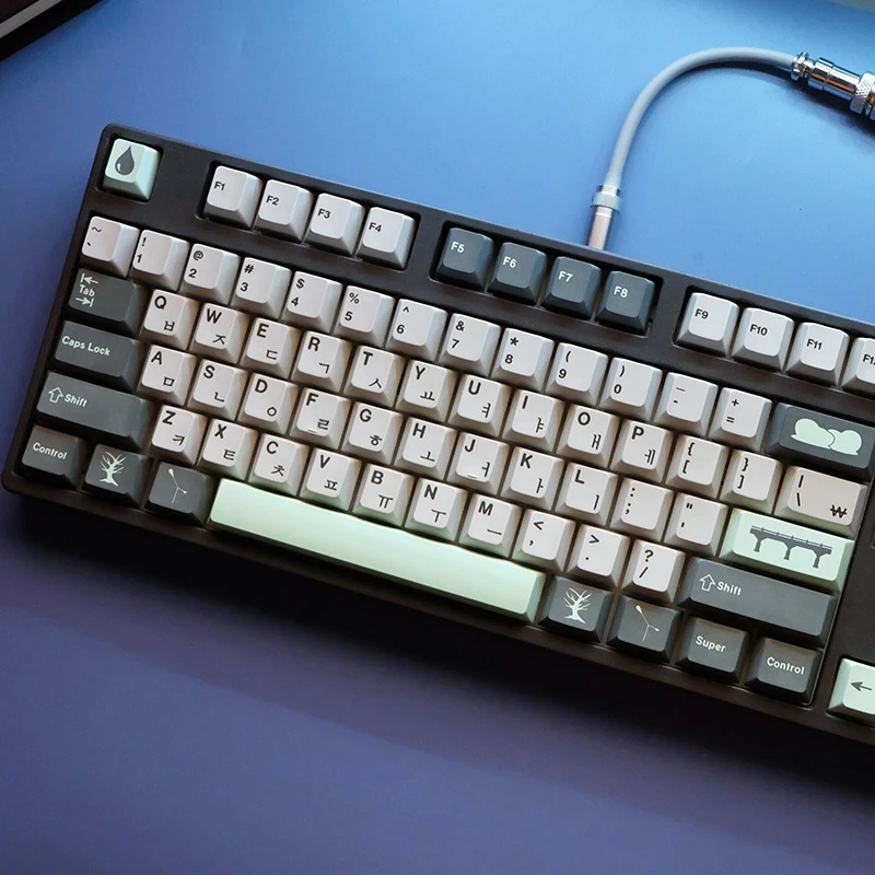 140 Keys Gmk Rainy Day Keycaps Pbt Dye Sublimation Mechanical Keyboard ...