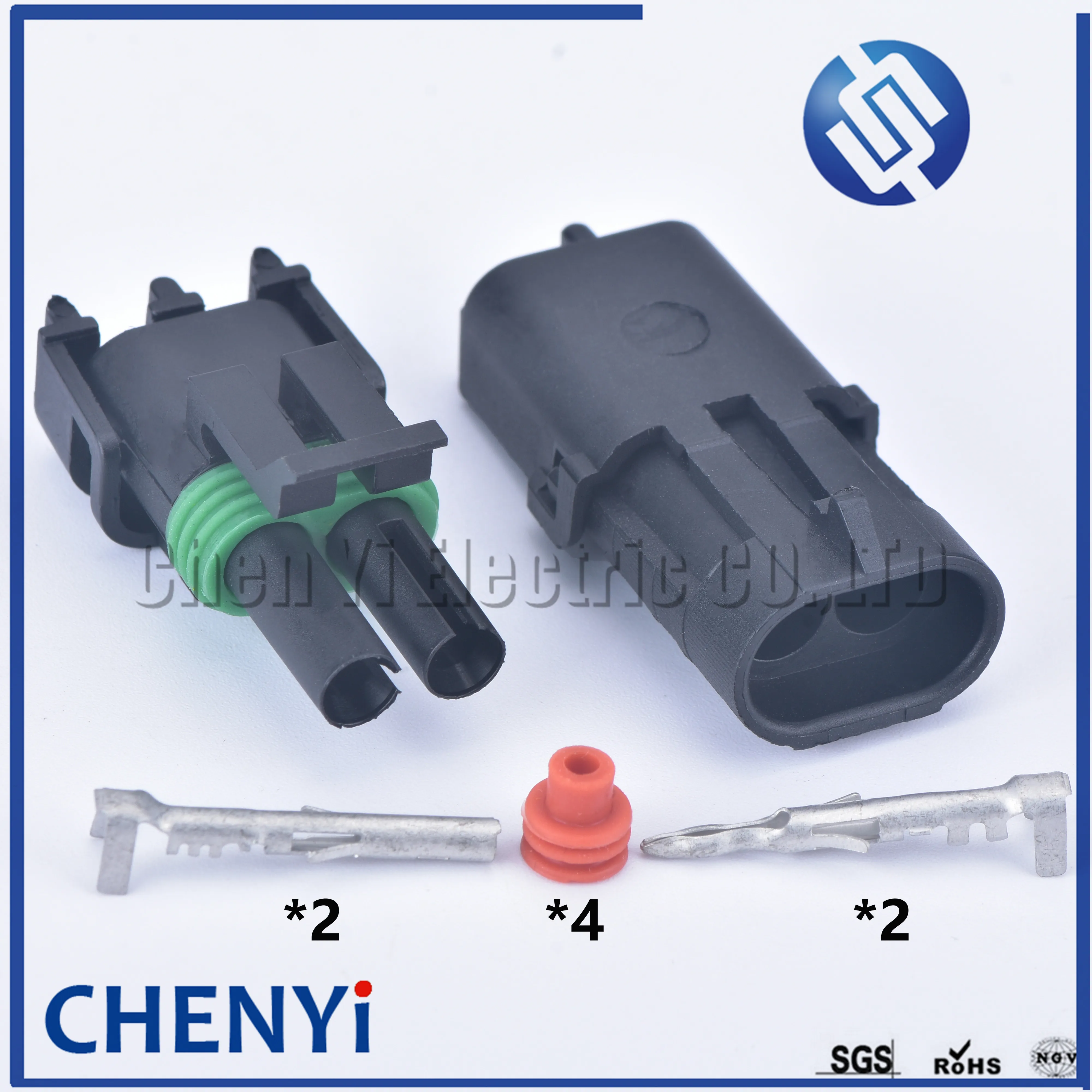 2-set-2-pin-Delphi-GM-2-5-mm-Series-Female-and-Male-Injector-Socket ...