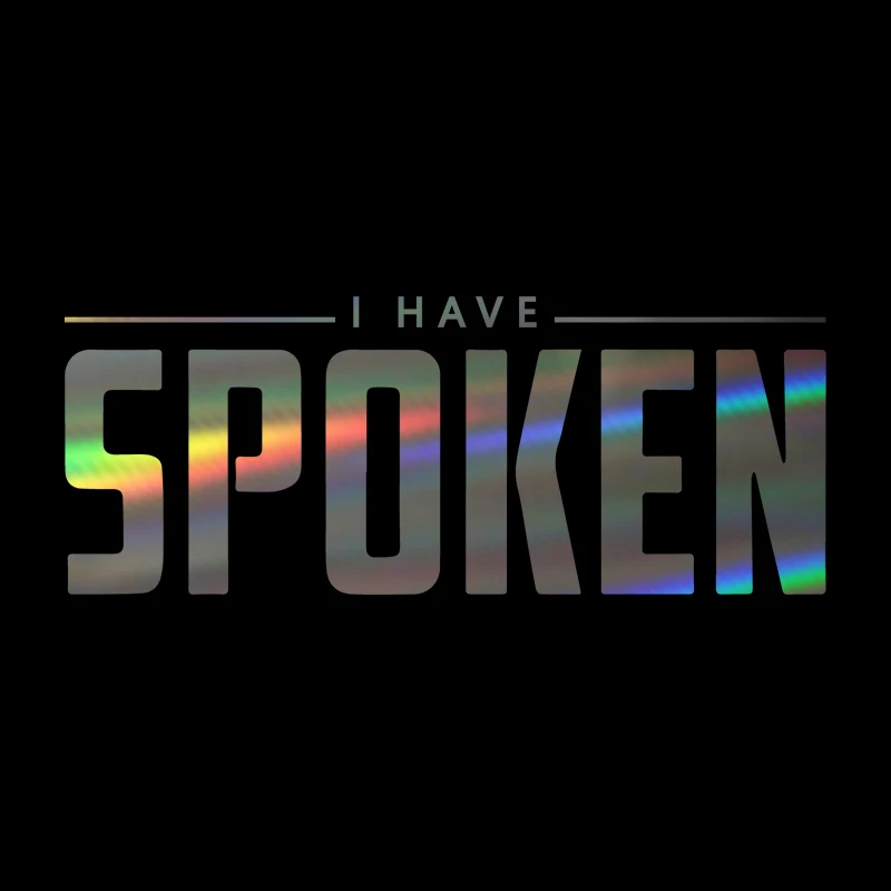 Materials I Have Spoken Sticker Papercraft etna.com.pe