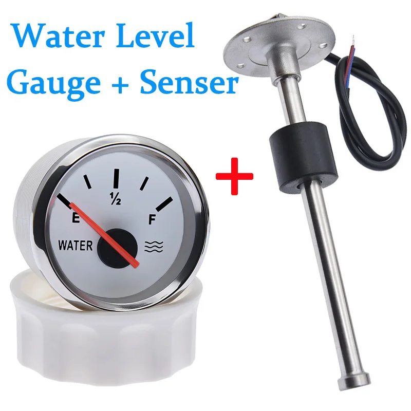 Water Level Gauge With Water Level Sensor 52mm Water Level Meter With ...