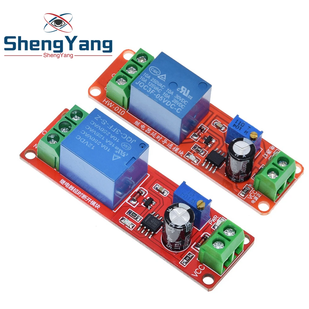 DC-5V-12V-Time-Delay-Relay-NE555-Time-Relay-Shield-Timing-Relay-Timer ...