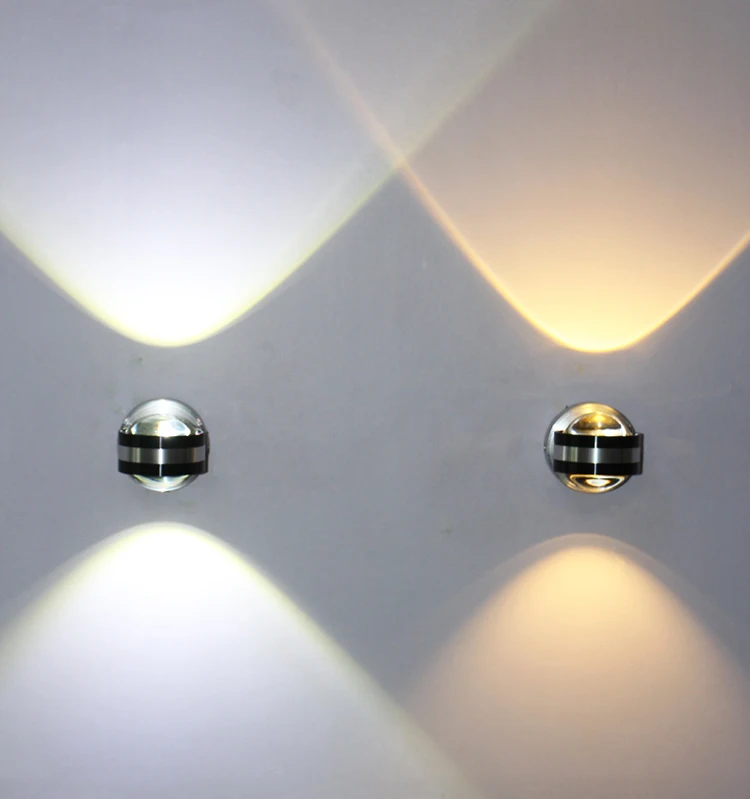 2W 6W LED Wall Light UP and Down Indoor Lighting Light Fixture Wall ...
