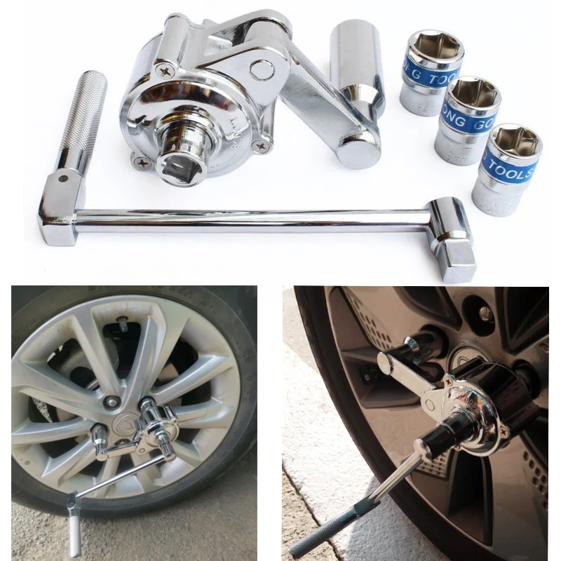 Car Tire Removal Wrench With Torque Multiplier, 1/2 Inch 3200n.m - Tire ...