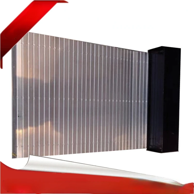 "roll up dust curtain aluminum curtain protective curtains For cnc ...