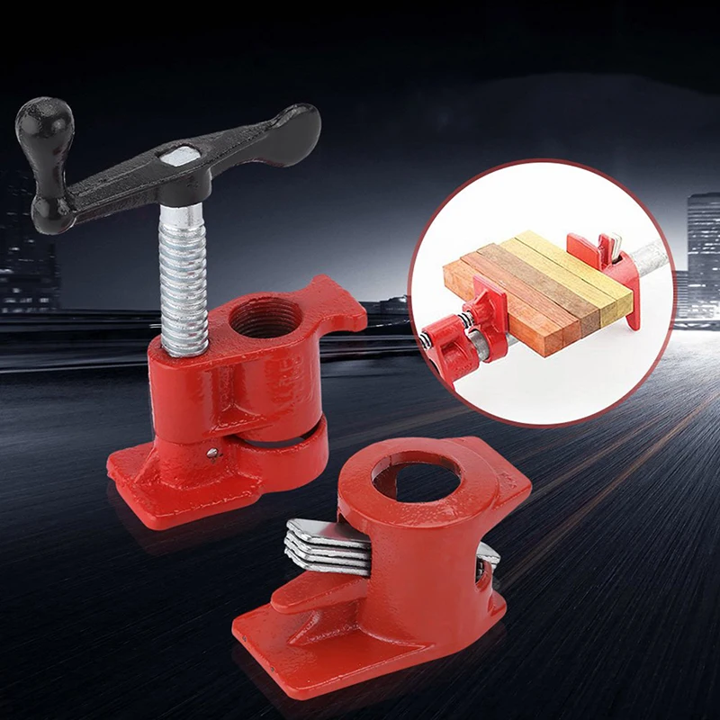 1-2-Heavy-Duty-Pipe-Clamp-Carpentry-Wood-Glued-Pipe-Clamp-Water-Pipe ...
