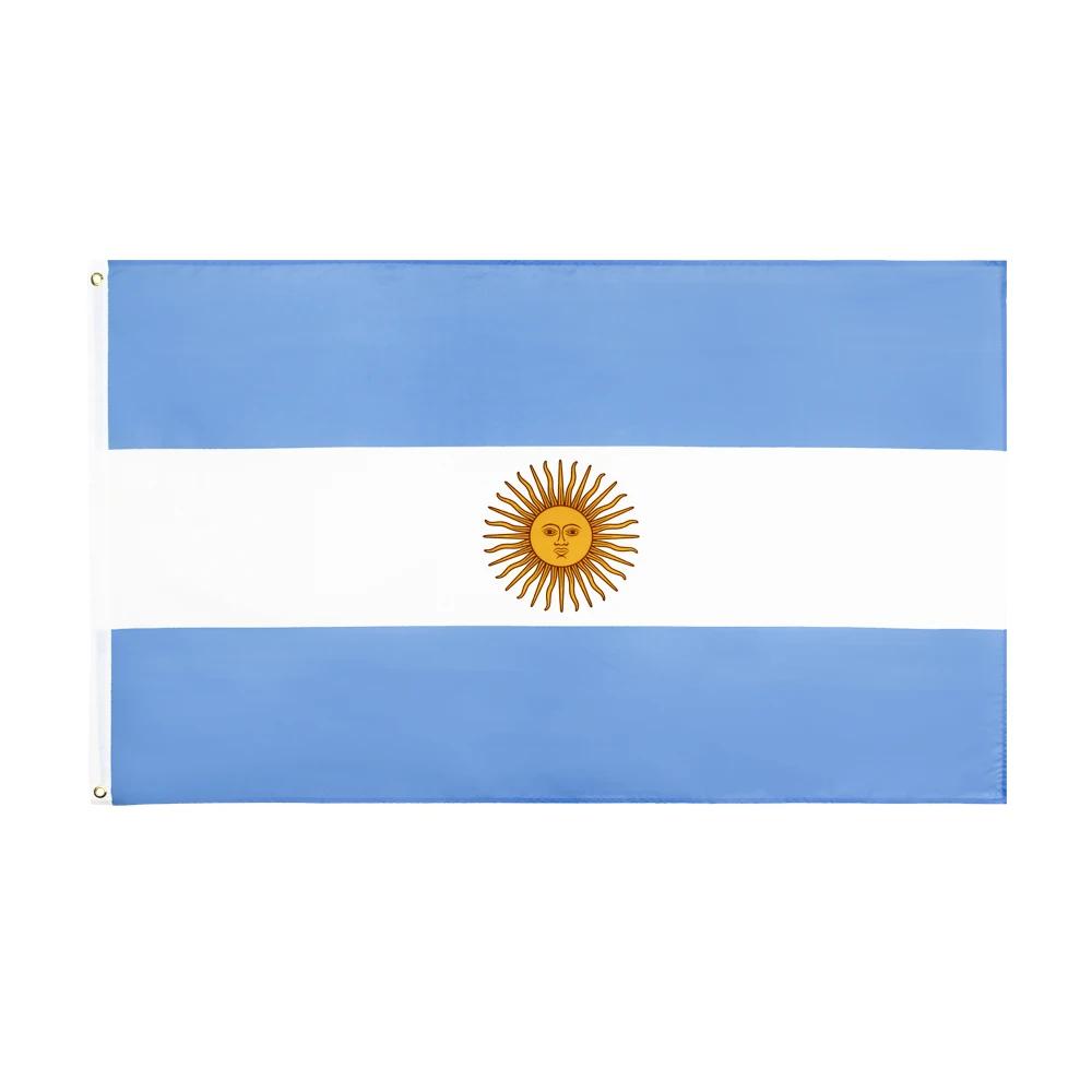 Flaglink Bandera de argentina arg ar, 3x5FTS, 90x150cm|Banderas ...
