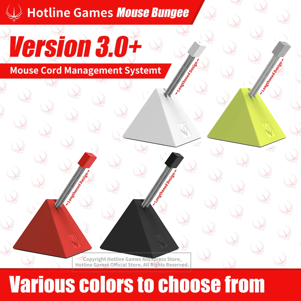 Hotline Games 3.0+Plus Gaming Mouse Cord Clip for Zowie Esports FPS ...
